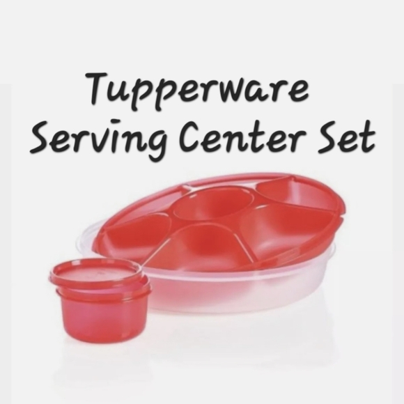 Tupperware | Dining | Nwt Tupperware Brand Serving Center Set | Poshmark
